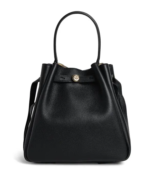 Tory Burch Leather Romy Bucket Bag