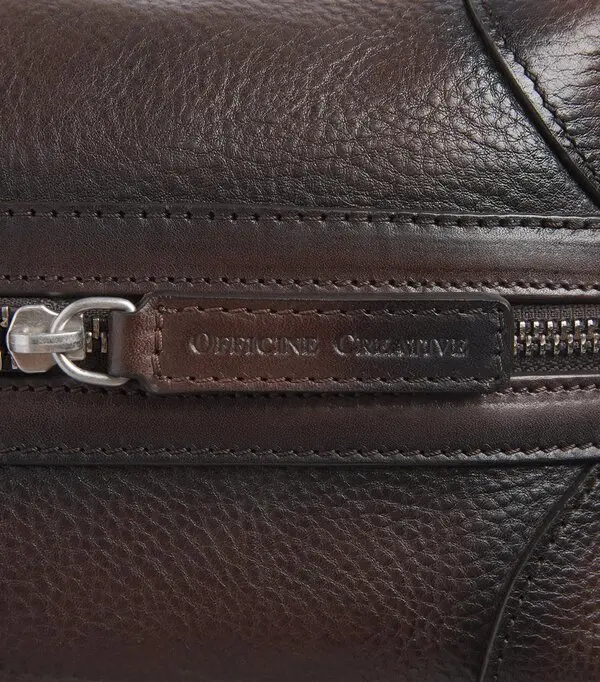 Officine Creative Pebbled Leather Washbag