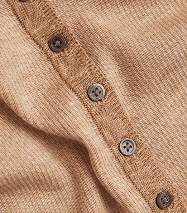 Polo Ralph Lauren Wool Ribbed Cardigan