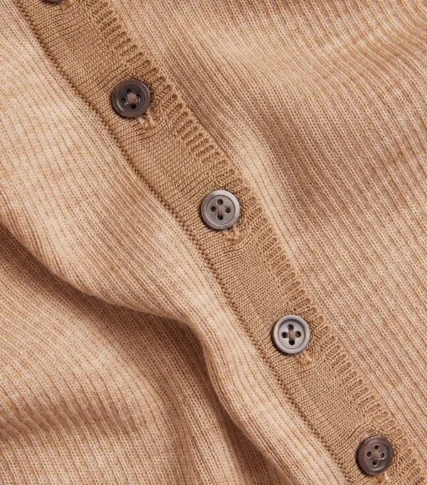 Polo Ralph Lauren Wool Ribbed Cardigan