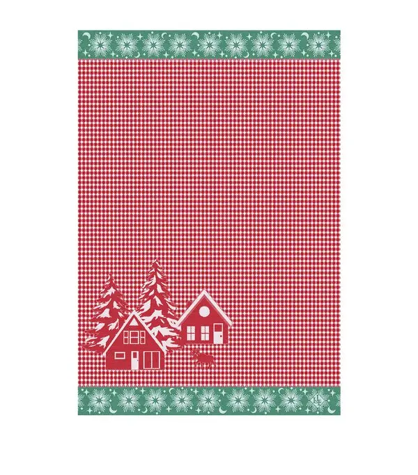 LE JACQUARD FRANÇAIS Cotton Sous Les Étoiles Hand Towel - Red