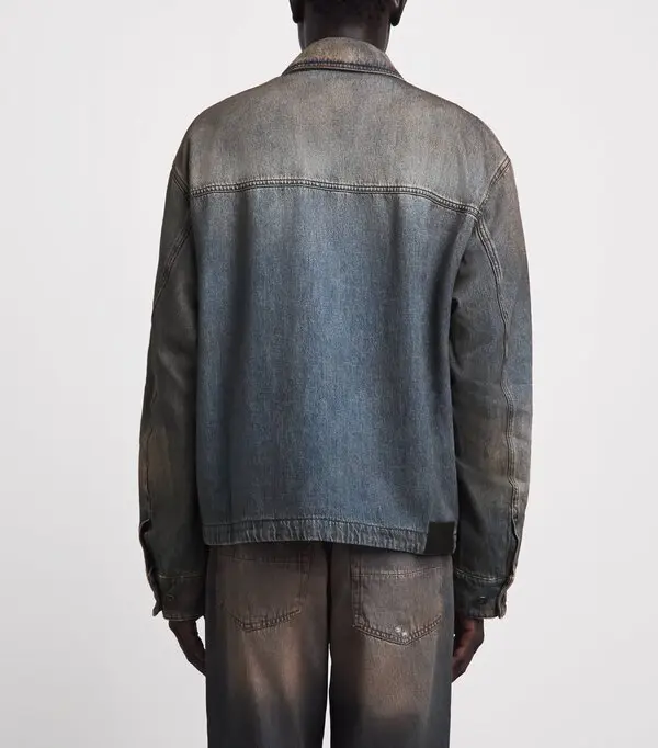 Amiri Lea Bones Denim Jacket - Grey