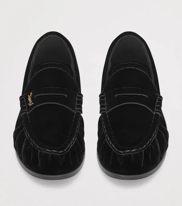 Saint Laurent Velvet Le Loafers