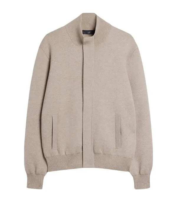 Dunhill Cotton-cashmere Athluxury Bomber Jacket