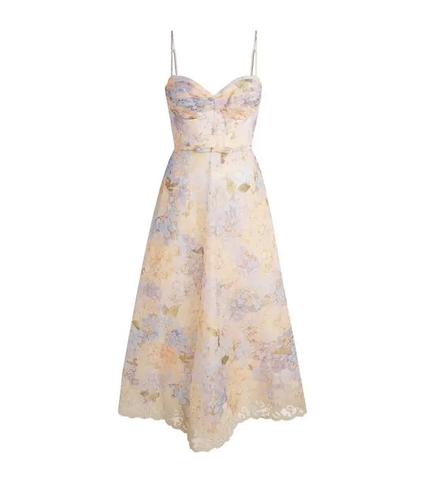 Zimmermann Valiant Tucked Midi Dress