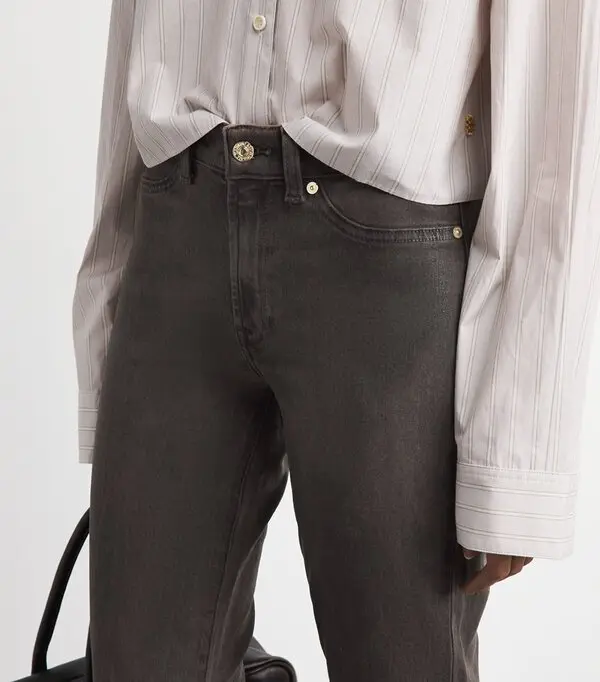 7 For All Mankind Coated The Leggy Bootcut Jeans