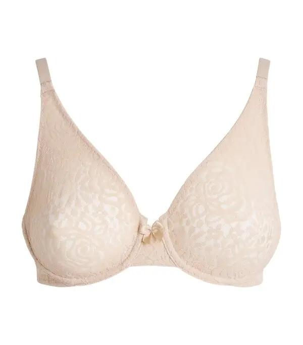 Wacoal Lace Halo Underwire Bra - Beige