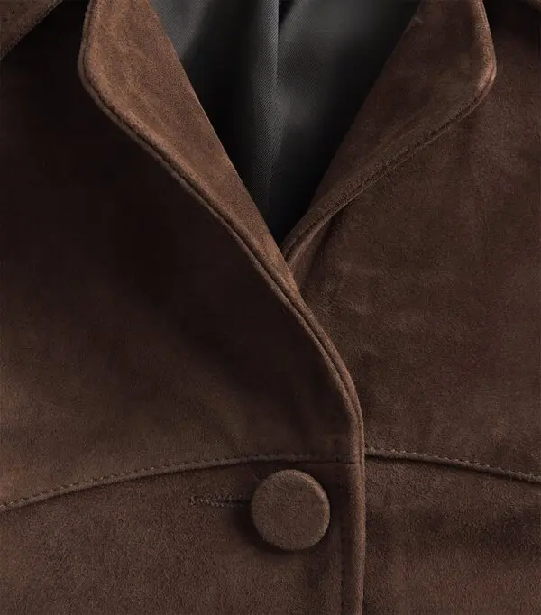 Tory Burch Suede Button-front Jacket