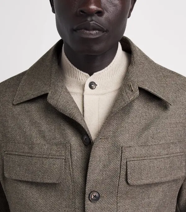 Pal Zileri Twill Overshirt