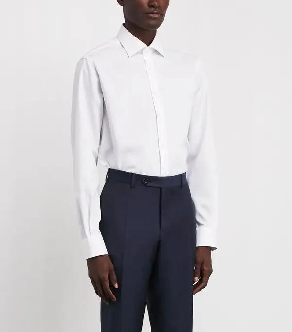 Pal Zileri Cotton Milano Collar Shirt