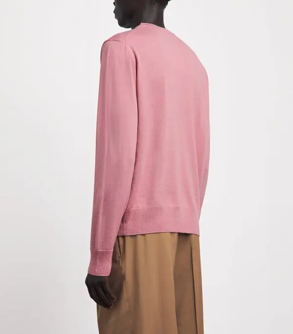 VIVIENNE WESTWOOD Alex Wool Crew Neck Jumper - Pink