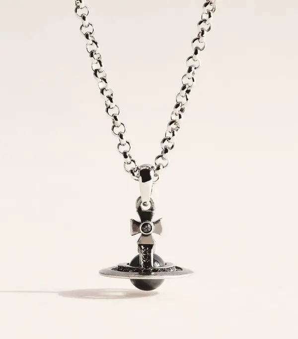 VIVIENNE WESTWOOD New Petite Orb Necklace - Silver