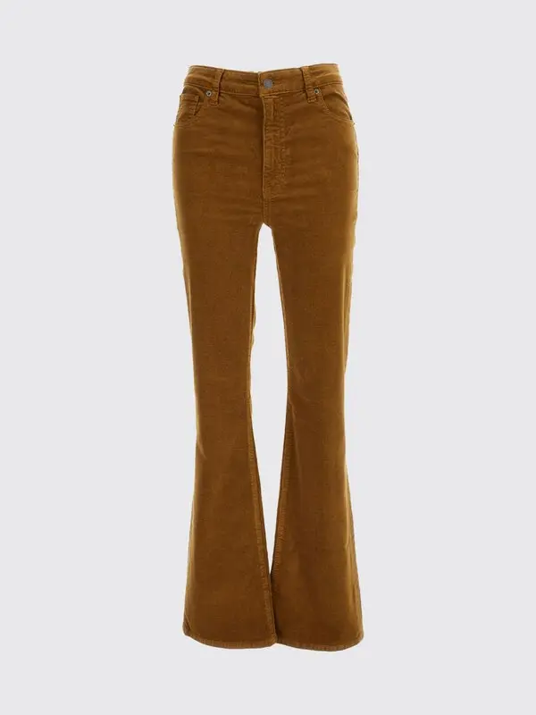 FRAME High Rise Flare Corduroy Trousers