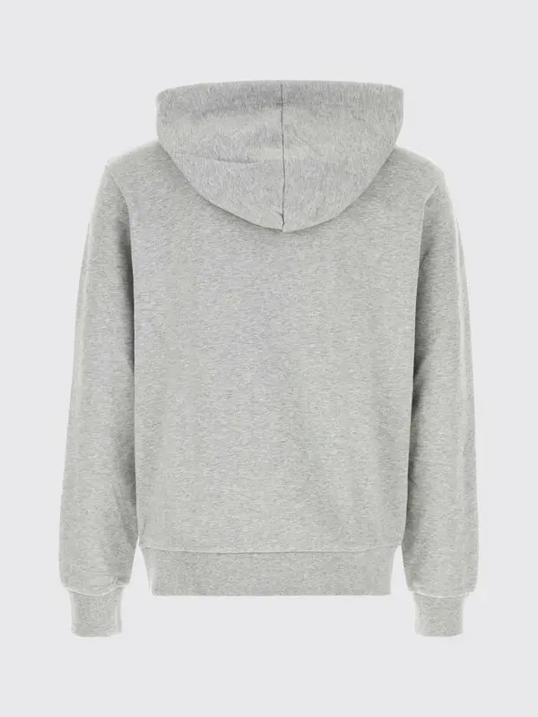 A.p.c. Cotton Logo Hoodie With Kangaroo Pocket - Navy