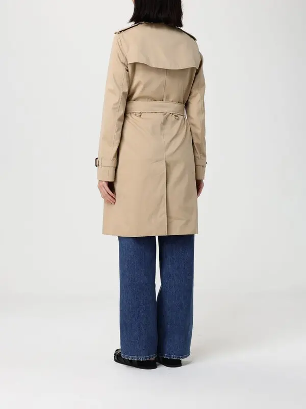 Burberry Cotton Double Breasted Trench Coat