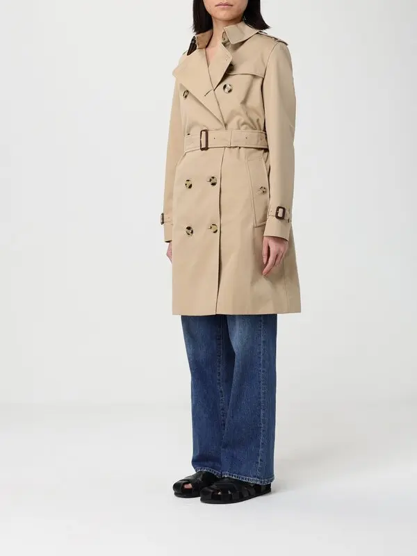 Burberry Cotton Double Breasted Trench Coat