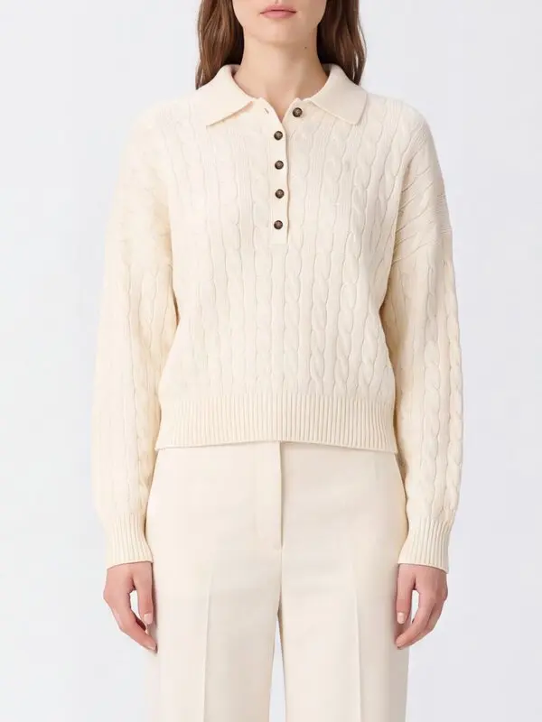 Polo Ralph Lauren Cable Knit Polo Shirt - Yellow Cream