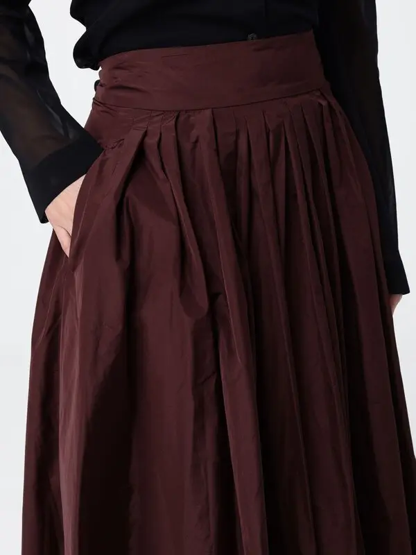 Max Mara High-waisted A-line Midi Skirt In Technical Fabric