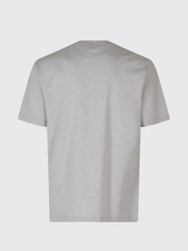 Eleventy Basic Design Short-sleeve Cotton Crew-neck T-shirt - Grey
