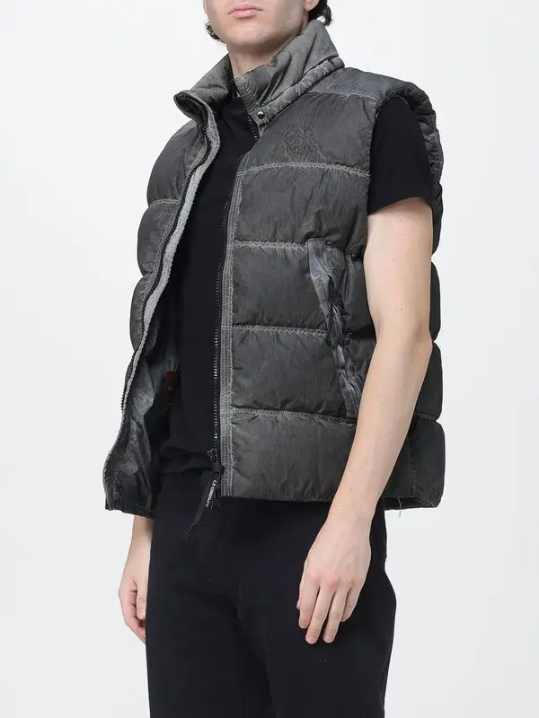 C.P. COMPANY Quilted Eco-chrome R Nylon Padded Vest