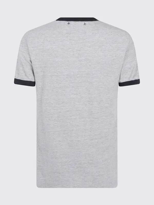 GOLDEN GOOSE Slim Fit Cotton T-shirt With Graphic Logo Print