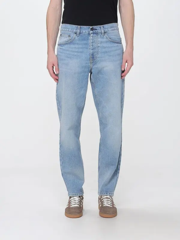 Carhartt Work In Progress Newel Tapered Fit Jeans In Organic Cotton - Denim