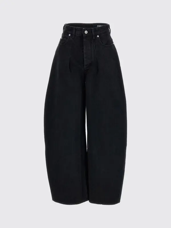 Jacquemus Pleated Wide-leg Jeans