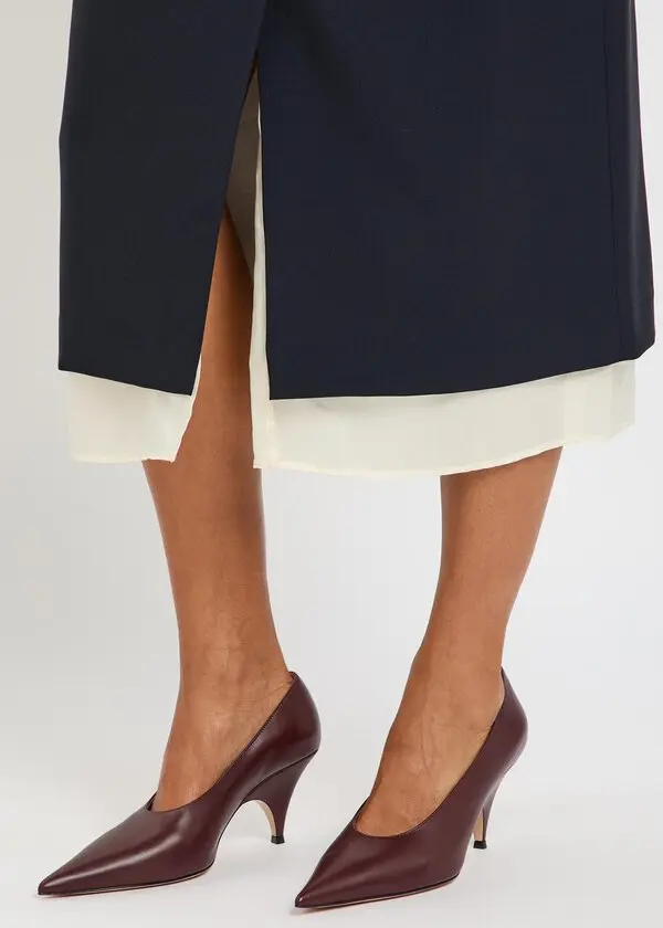 GIANVITO ROSSI Sofia 75 Leather Pumps