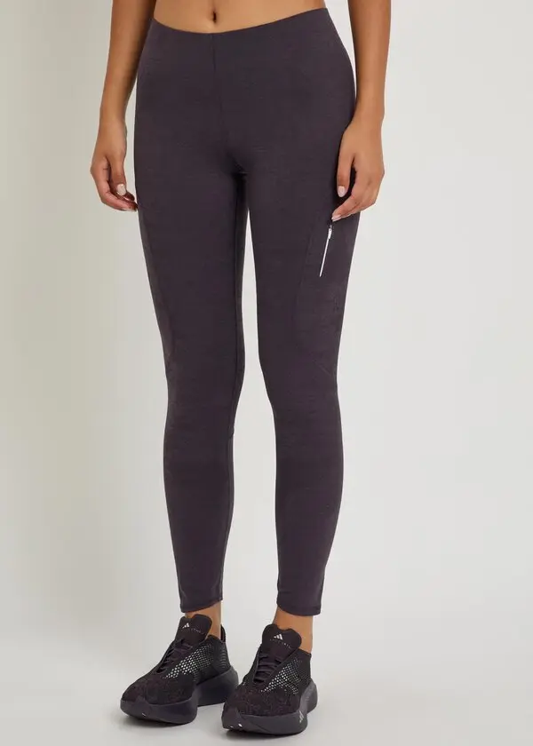 Stella McCartney Adidas X Floral Stretch-knit Running Leggings