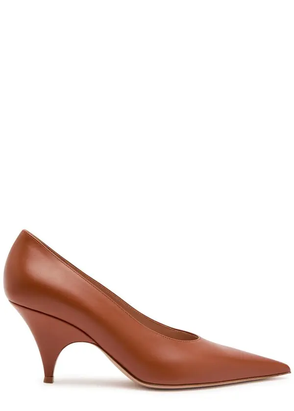 GIANVITO ROSSI Sofia 75 Leather Pumps