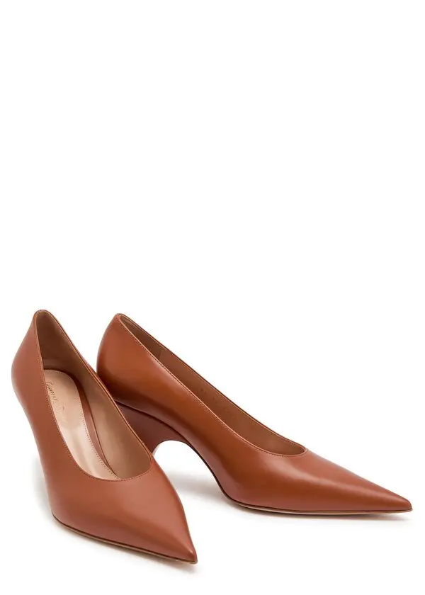 GIANVITO ROSSI Sofia 75 Leather Pumps