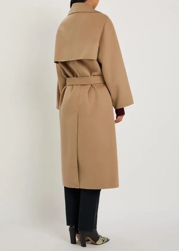 Max Mara Belted Wool-blend Coat