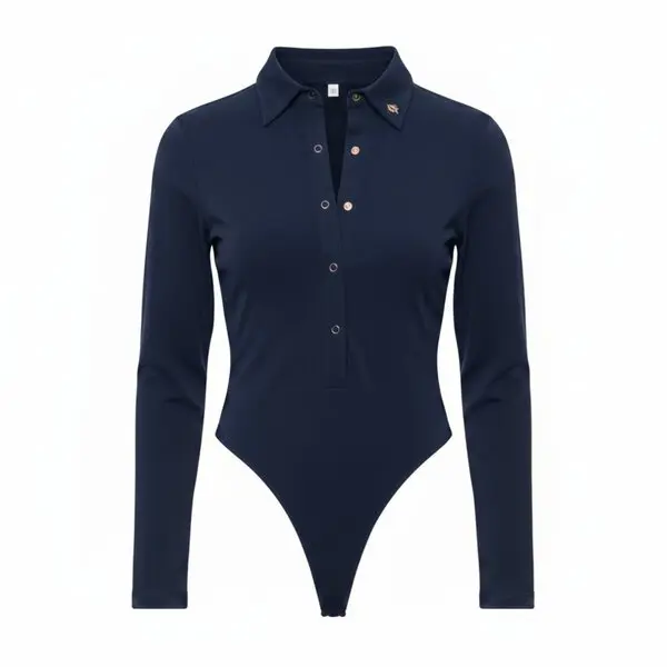 FOREPLAY GOLF Polo Bodysuit Long Sleeve