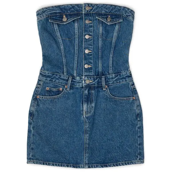 DR. DENIM Carlisle Dress Stream Mid Retro