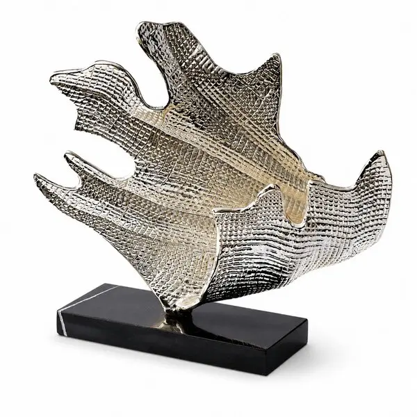 MARLETH Abstract Wind Sculpture - Silver