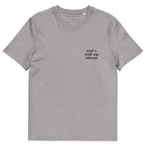 ANCHOR & CREW Heather Actually Nevermind Annotations Organic Cotton T-shirt