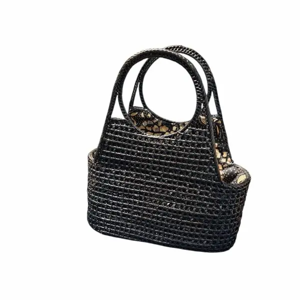 OHSUN Aiko Rattan Bucket - Black