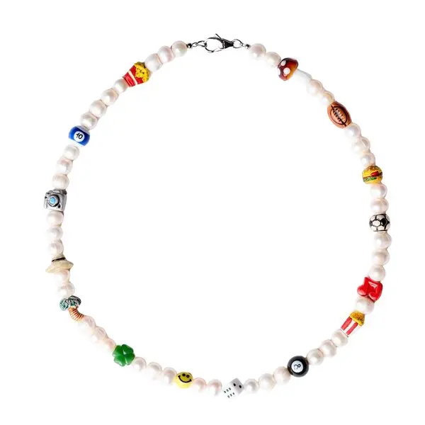 WHYAT White / Black Sunday Necklace