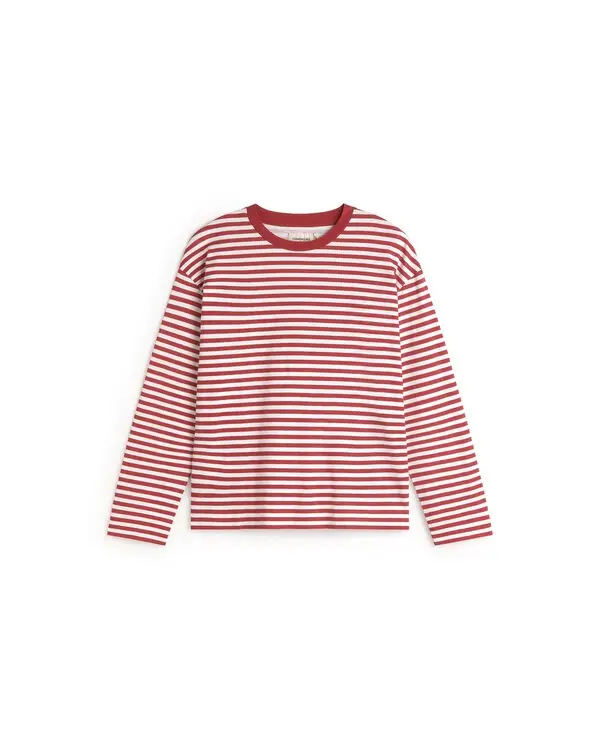THINKING MU Long-sleeve Striped Emily T-shirt