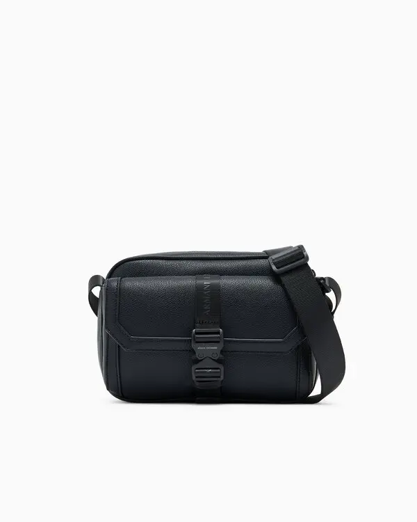 Armani Exchange Crossbody Bag In Technical Fabric