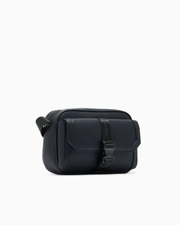 Armani Exchange Crossbody Bag In Technical Fabric