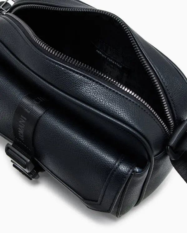 Armani Exchange Crossbody Bag In Technical Fabric
