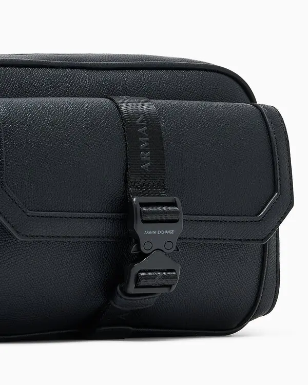 Armani Exchange Crossbody Bag In Technical Fabric
