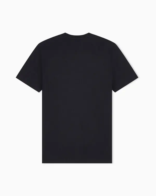 Armani Exchange Slim Fit T-shirt In Cotton Jersey - Black