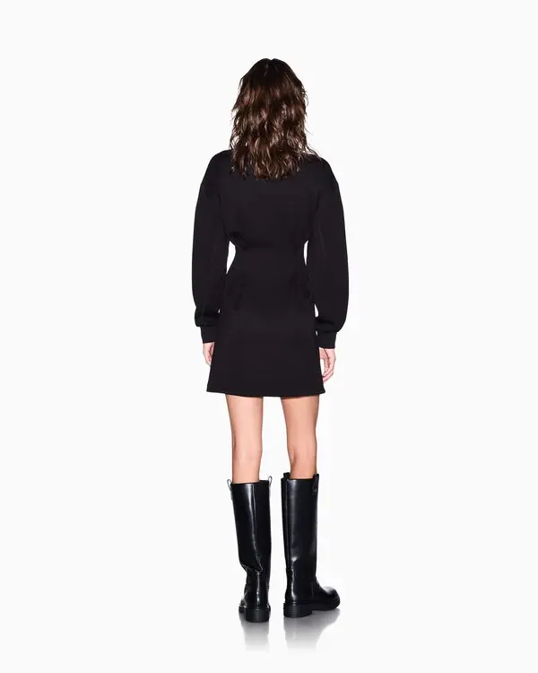 Armani Exchange Regular Fit Ribbed Dress