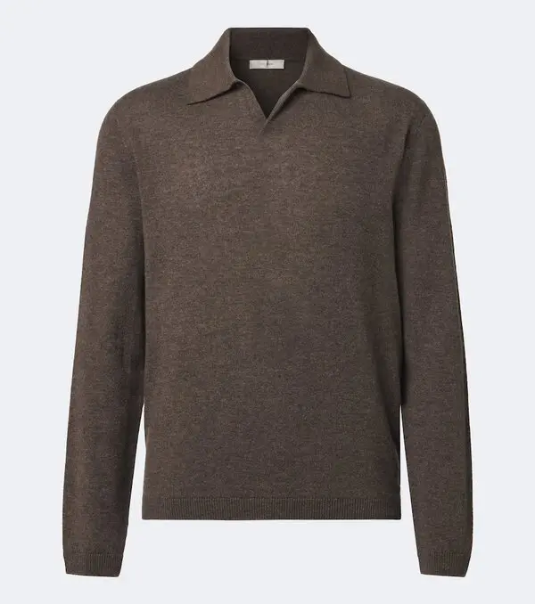 THE ROW Ripley Cashmere Polo Sweater