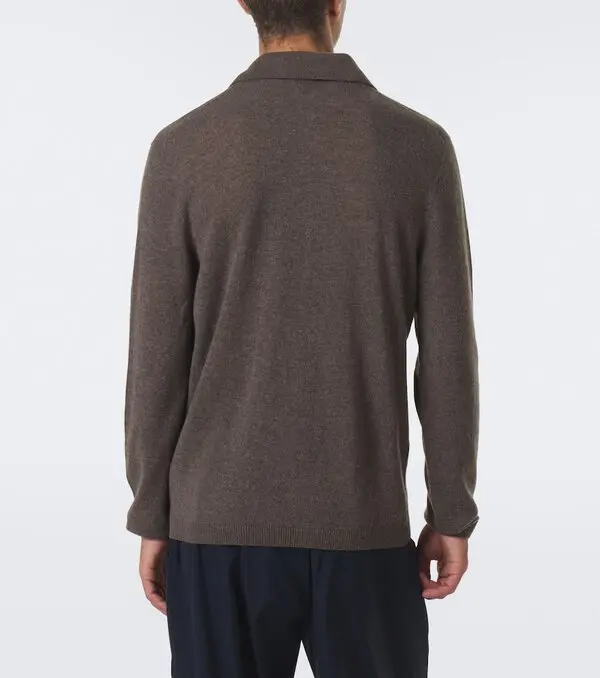 THE ROW Ripley Cashmere Polo Sweater