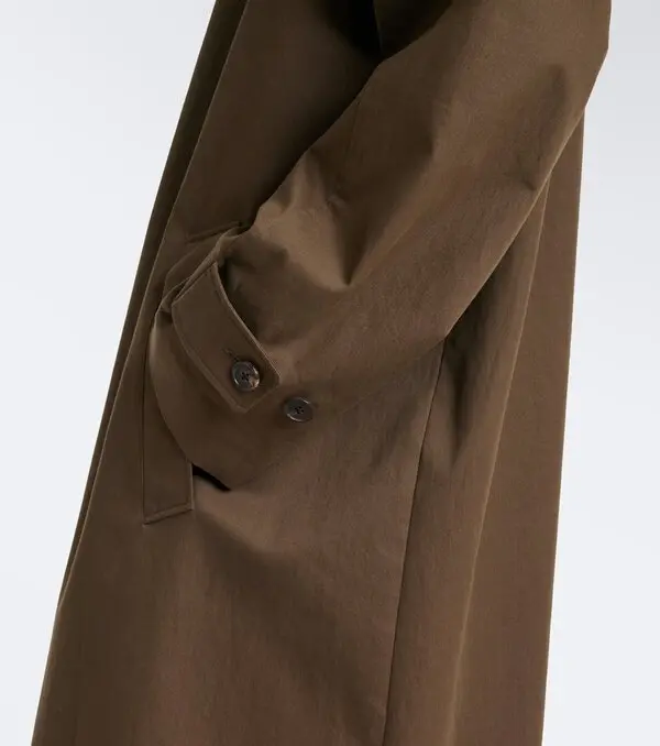 THE ROW Iza Cotton Gabardine Coat
