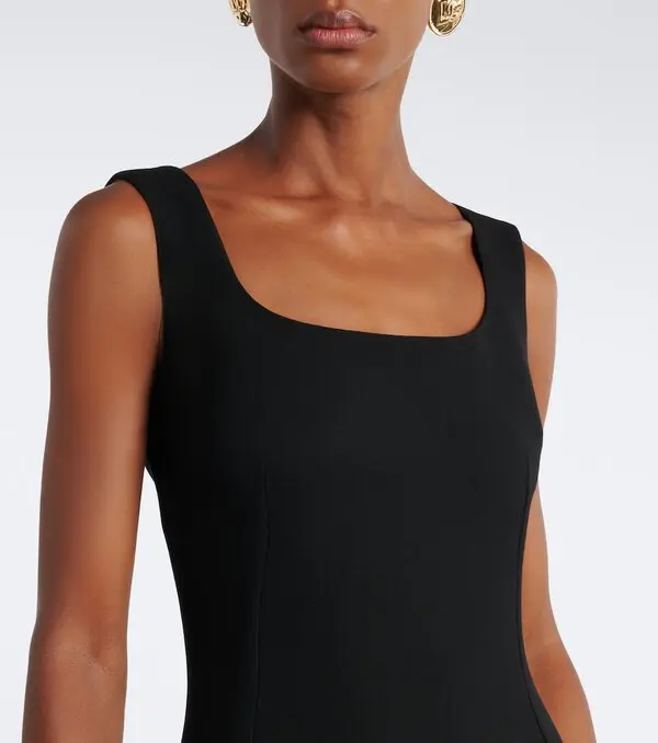 Dolce & Gabbana Virgin Wool Midi Dress