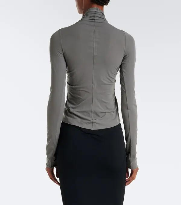 Rick Owens Gathered Jersey Top